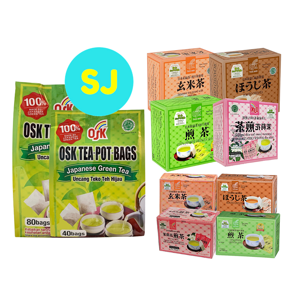 OSK Japanese Green Tea / Jasmine Green Tea (50 Teabags) | Shopee Malaysia