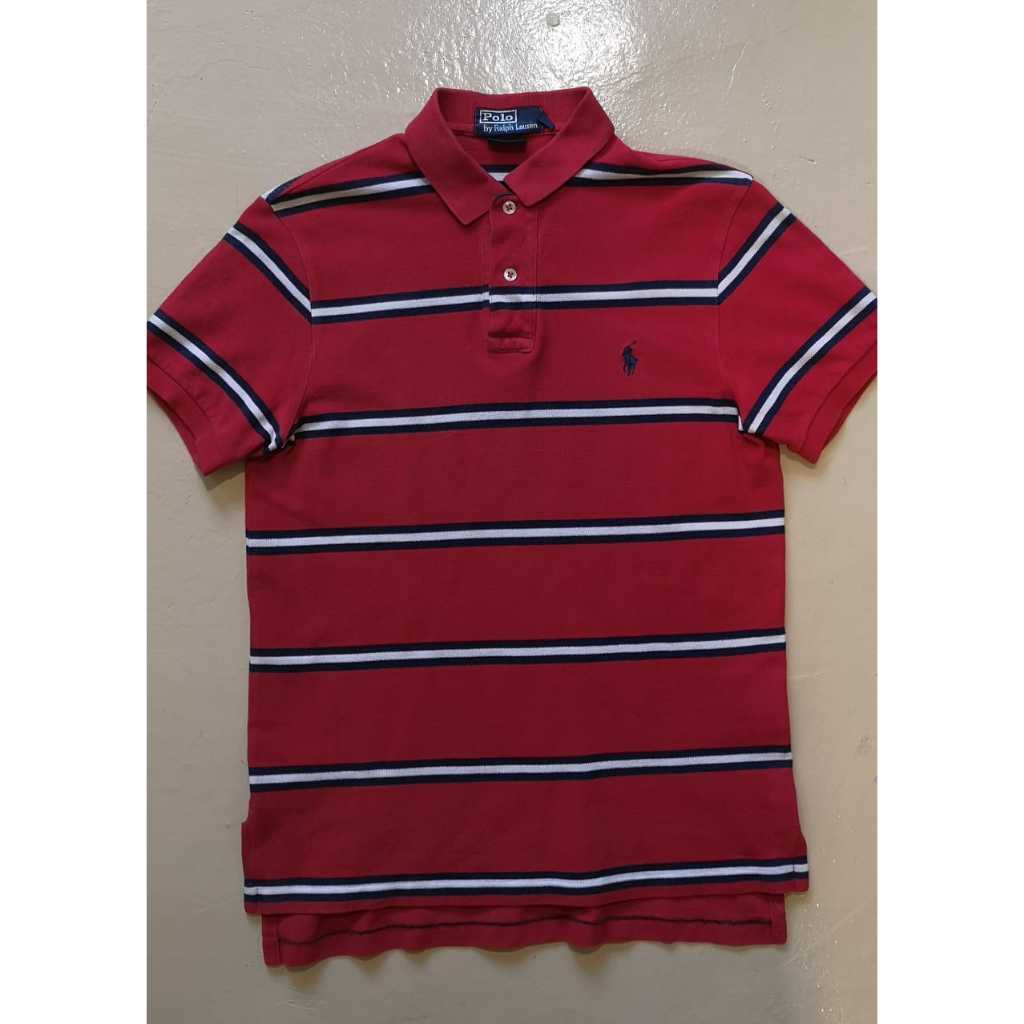 Polo Ralph Lauren Original Polo Shirt (Red) - Size (S) Custom Fit ...