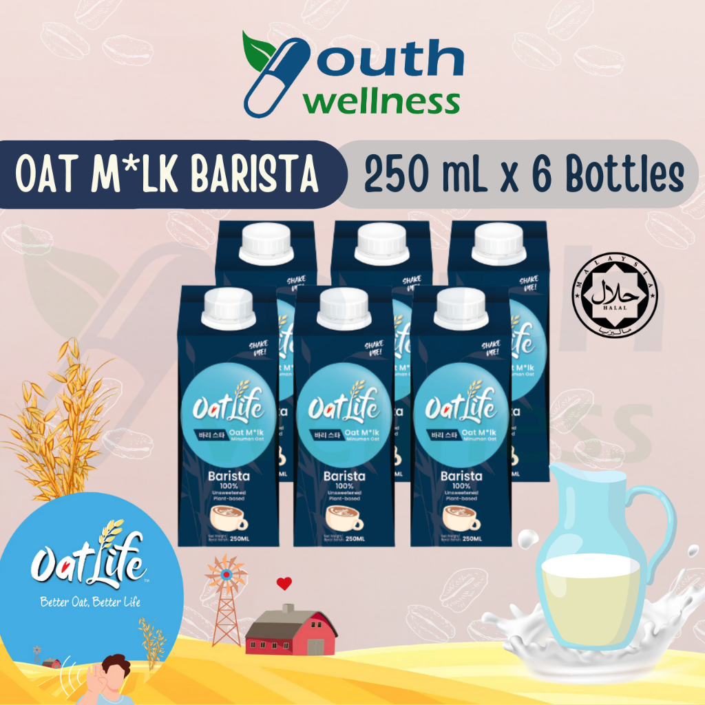[RTD] OatLife Oat Milk Barista (6 x 250mL) | Shopee Malaysia