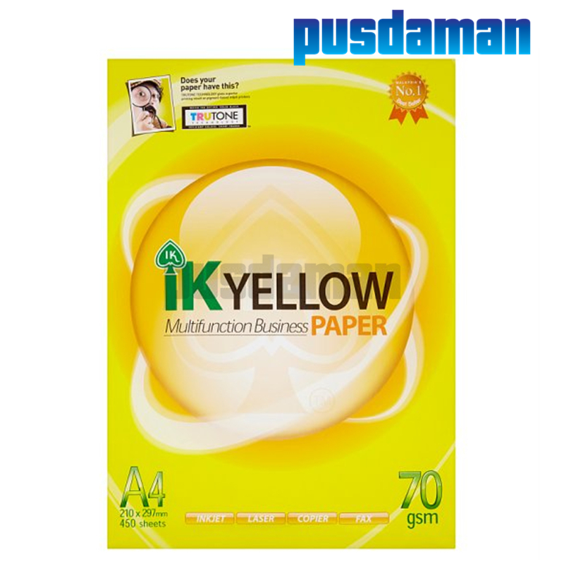 IK Yellow A4 70gsm 450's sheet | Shopee Malaysia