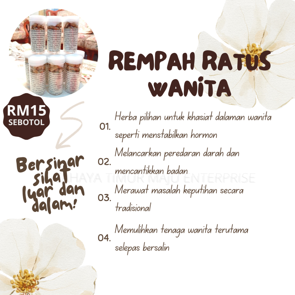 Rempah Ratus Wanita / Rempah Ratus Untuk Wanita / Rempah Ratus ...