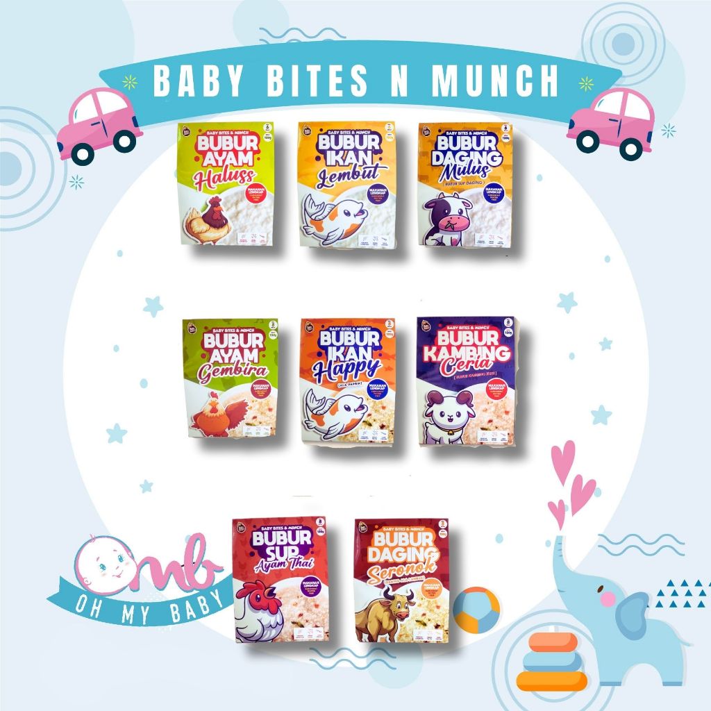 BABY BITES N MUNCH - BUBUR READY-TO-EAT 6bulan+ PYEON-AN BY BBM ...
