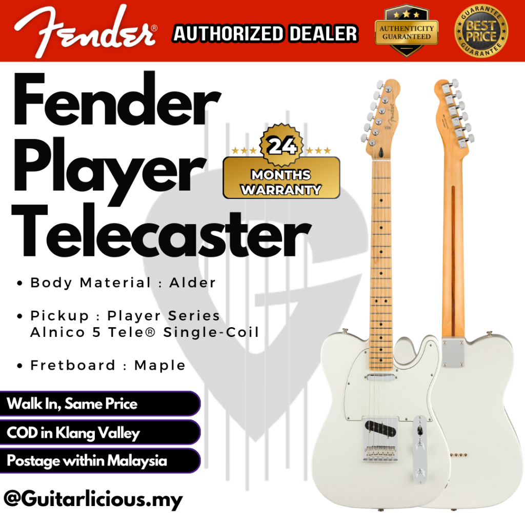FREE SHIPPING - FENDER Player Single-Coil Pick Up Telecaster Electric ...