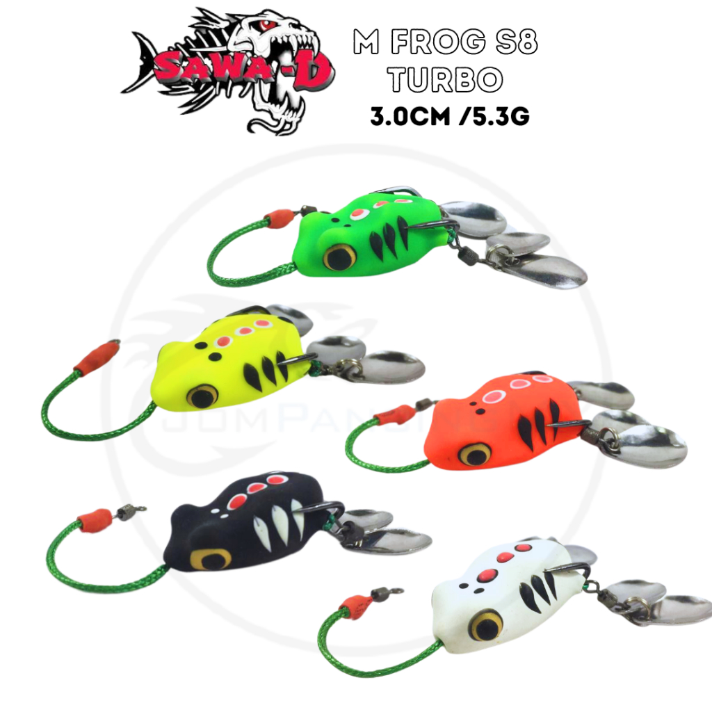 Sawa-D M Frog Turbo Model S8 Soft Frog Fishing Lure Baits Made in ...