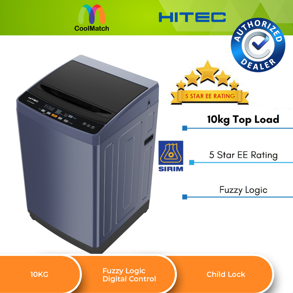 HITEC HTW-FA903 8.0KG FULLY AUTO WASHING MACHINE | Shopee Malaysia