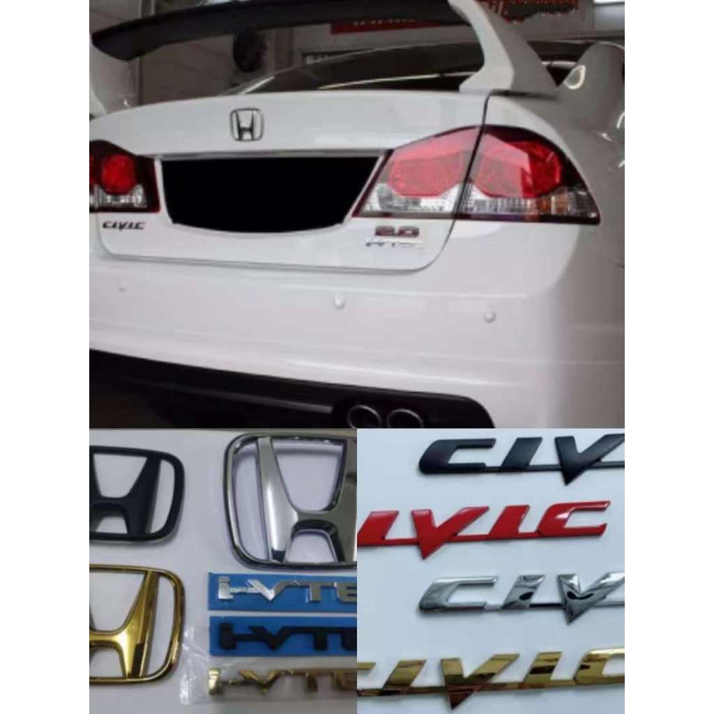 HONDA CIVIC FD EMBLEM LOGO | Shopee Malaysia