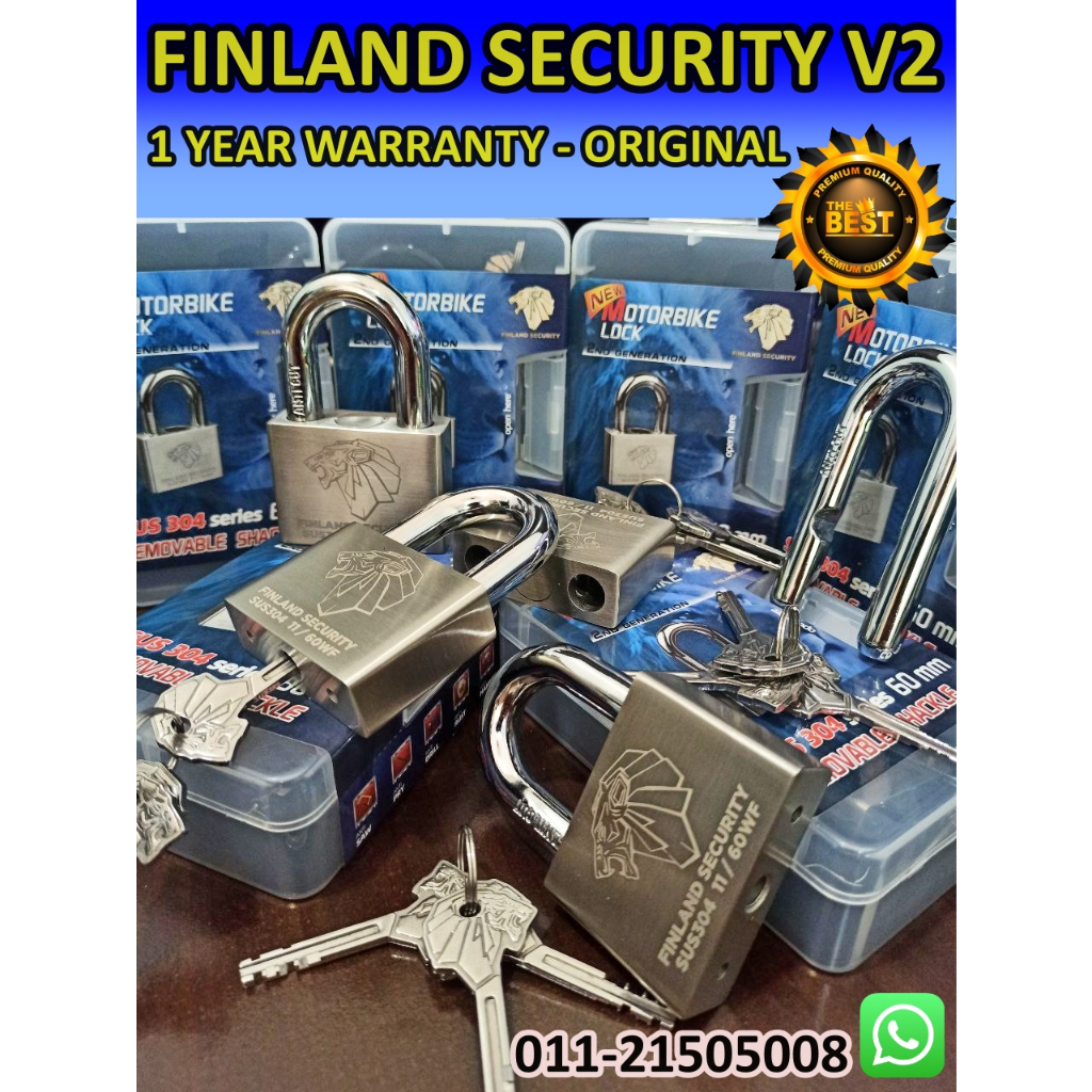 [LEBIH MURAH + ORIGINAL] FINLAND SECURITY VERSION 2 - 1YEAR WARRANTY ...
