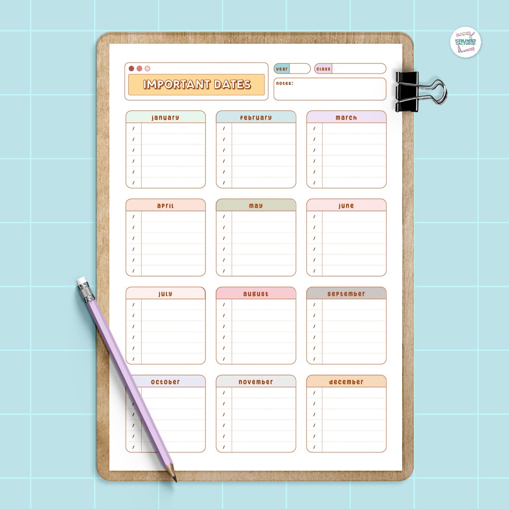 NEW! (Series I) Teacher's Planner - Lesson Plan, Expenses (Cute ...