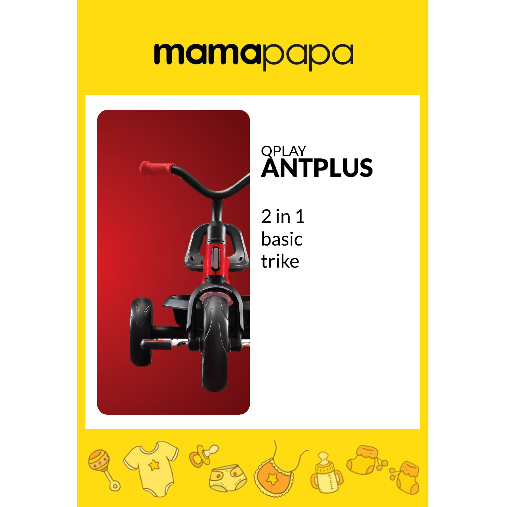 *Ship from Sarawak* Qplay Ant Plus Children Tricycle | Shopee Malaysia
