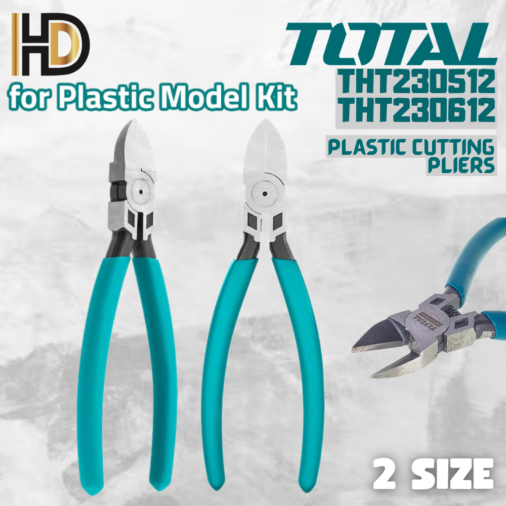TOTAL 5''& 6'' Plastic Cutting Pliers THT230512 / THT230612 | Shopee ...