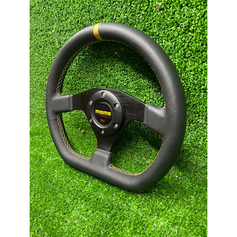 MOMO LEATHER STEERING WHEEL 12 inch | Shopee Malaysia