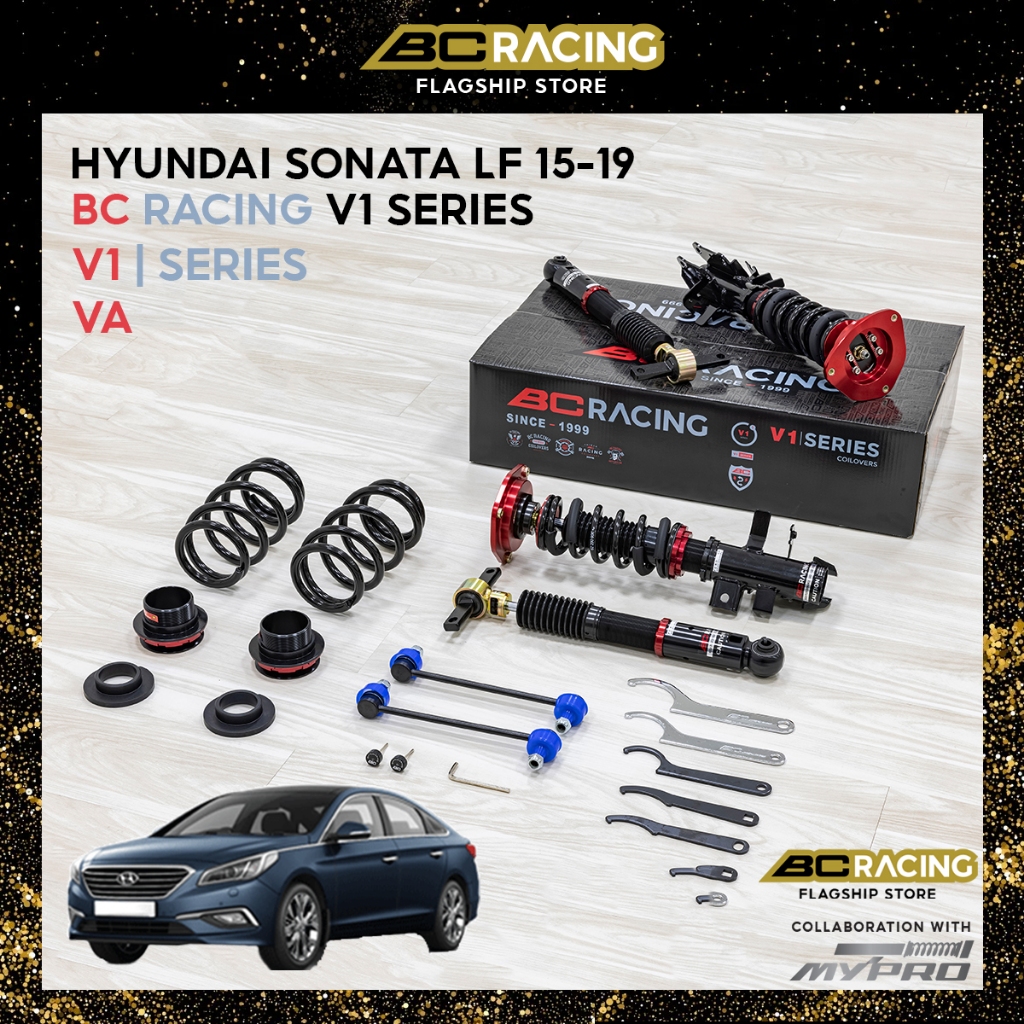 BC Racing V1 Series High Low Soft Hard Adjustable Absorber for Hyundai ...