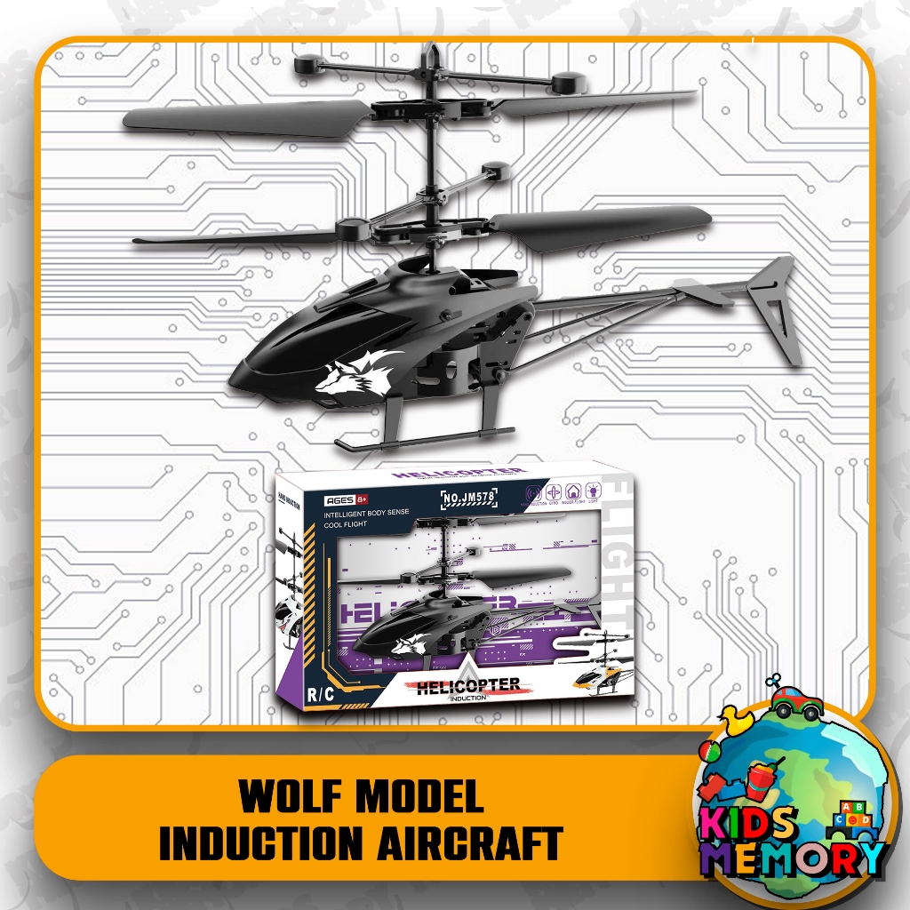 Infrared Induction Helicopter Hand Sensor With Remove Control Mini RC ...