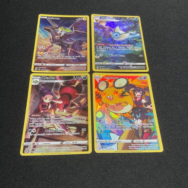Pokemon Trading Card Game TCG: Vaporeon TG02/TG30,Ariados TG09/TG30 ...