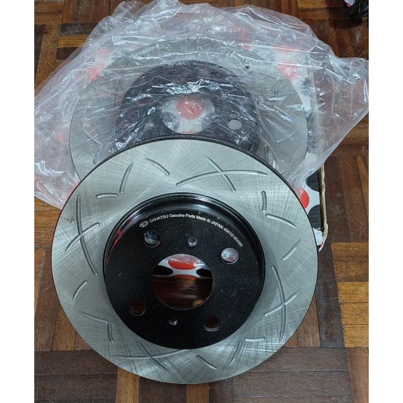 Slotted Disc Rotor Daihatsu Japan for Perodua Alza 2014-2022/Toyota ...