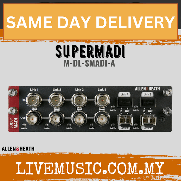 Allen & Heath M-DL-SMADI-A SuperMADI Audio Networking Card ( M DL SMADI ...