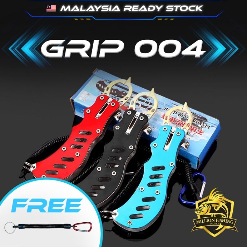 【Grip004】𝐅𝐢𝐬𝐡𝐢𝐧𝐠 𝐆𝐫𝐢𝐩𝐩𝐞𝐫 Aluminum Alloy Fish Lip Grip 25kg Max Hold ...