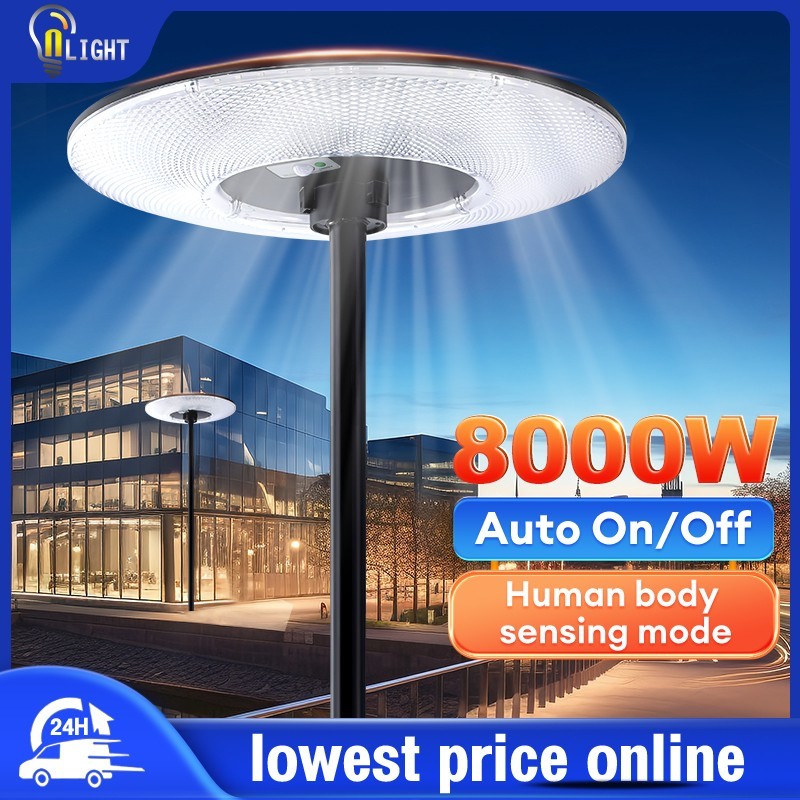Lampu solar jalan 8000W Street Light Solar Light Outdoor Lighting Waterproof Human Body ...
