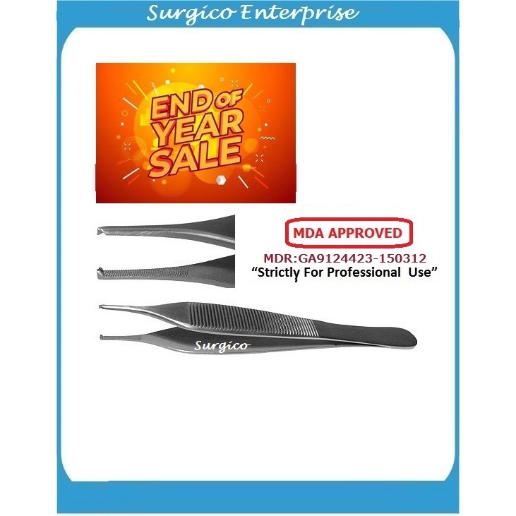 Adson Tooth 12CM Forceps ~ Surgical Medical Use | Shopee Malaysia