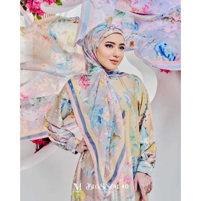 MINAZ HIJAB BIDANG 55 | TUDUNG BAWAL MINAZ | BLOSSOM 4.0 | READY STOCK ...