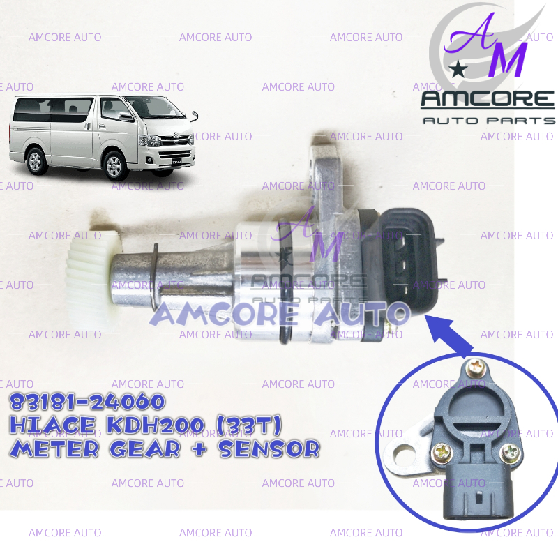 TOYOTA HIACE KDH200 (33T) - SPEEDOMETER SENSOR WITH GEAR / SPEED METER ...