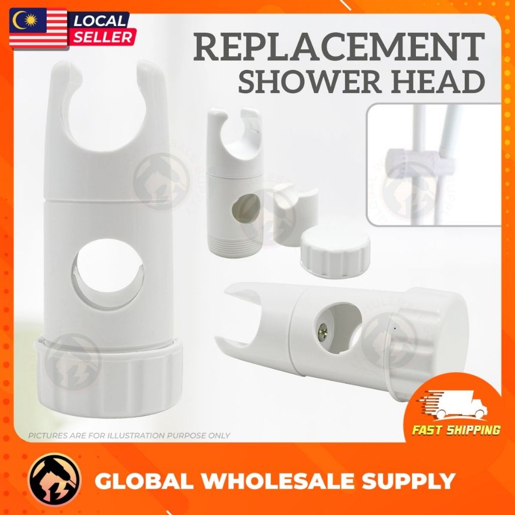 Hand Shower Bracket for Slide Bar Adjustable ABS Shower Rail Head ...