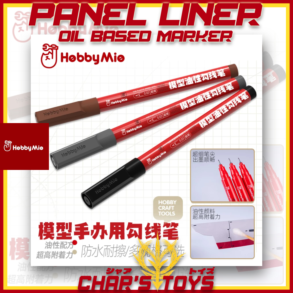 HOBBYMIO ULTRA FINE OIL BASED MARKER PANEL LINING ULTRA HIGH ADHESION ...