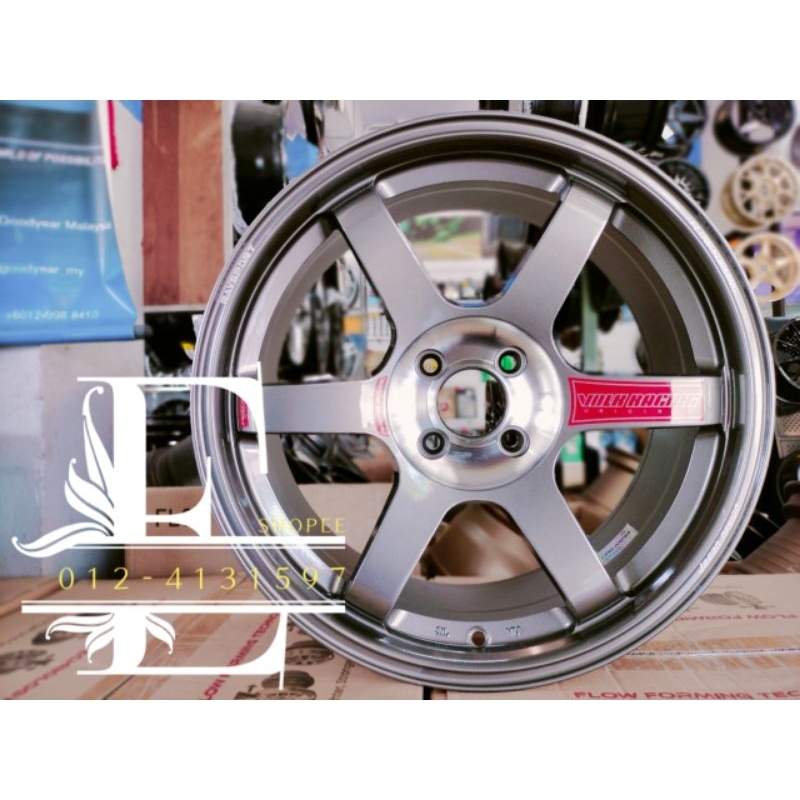 NEW SPORT RIM 17 INCH RAYS TE37SL RM1480 4PC RIM ATIVA MYVI (KENA ODEL ...