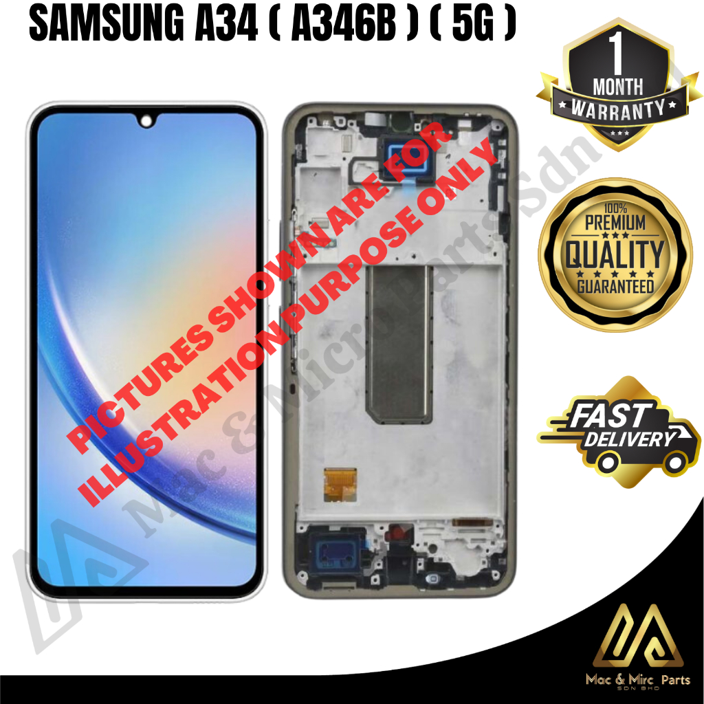SAMSUNG A34 ( A346B ) ( 5G ) LCD ORIGINAL Quality Touch Screen ...