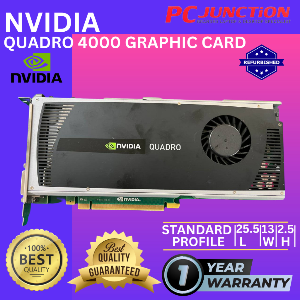 NVIDIA QUADRO 4000 (DELL 038NXM/6WTYT) / NVS 810 / AMD FIREPRO V5900 ...