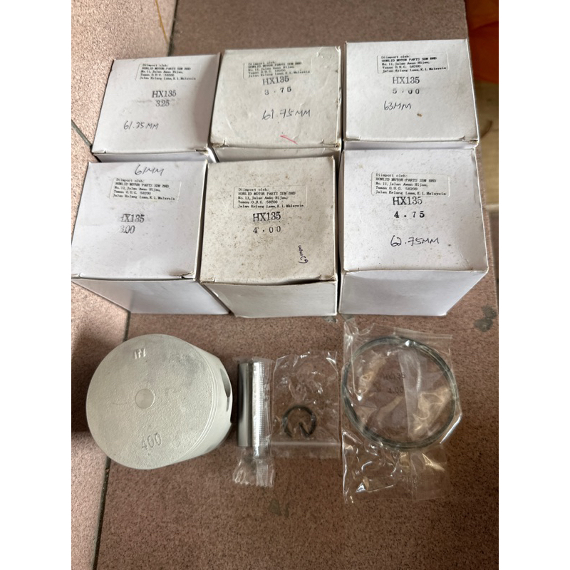 HONDA RAIDER HX135 Y125 OVER SIZE PISTON KIT SET | Shopee Malaysia
