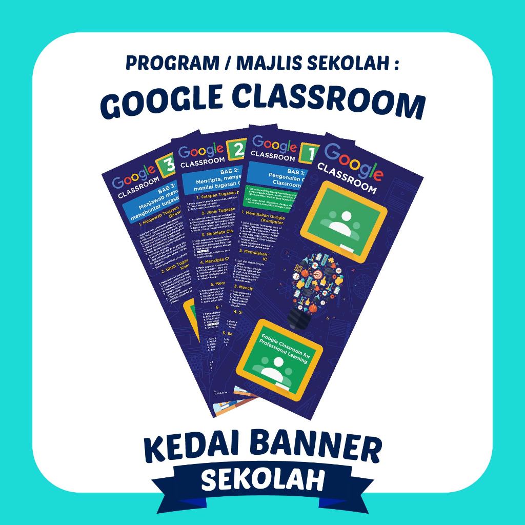 Bunting Google Classroom | Sudut Digital | Bilik ICT | Keceriaan ...