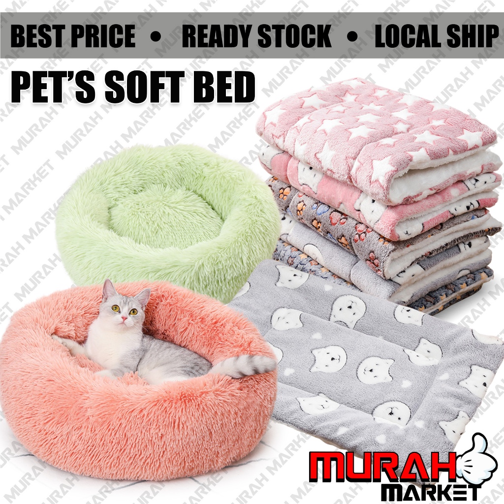 [Alas Tidur Kucing] Pet Sleeping Bed Mat Tempat Katir Tilam Kucing ...
