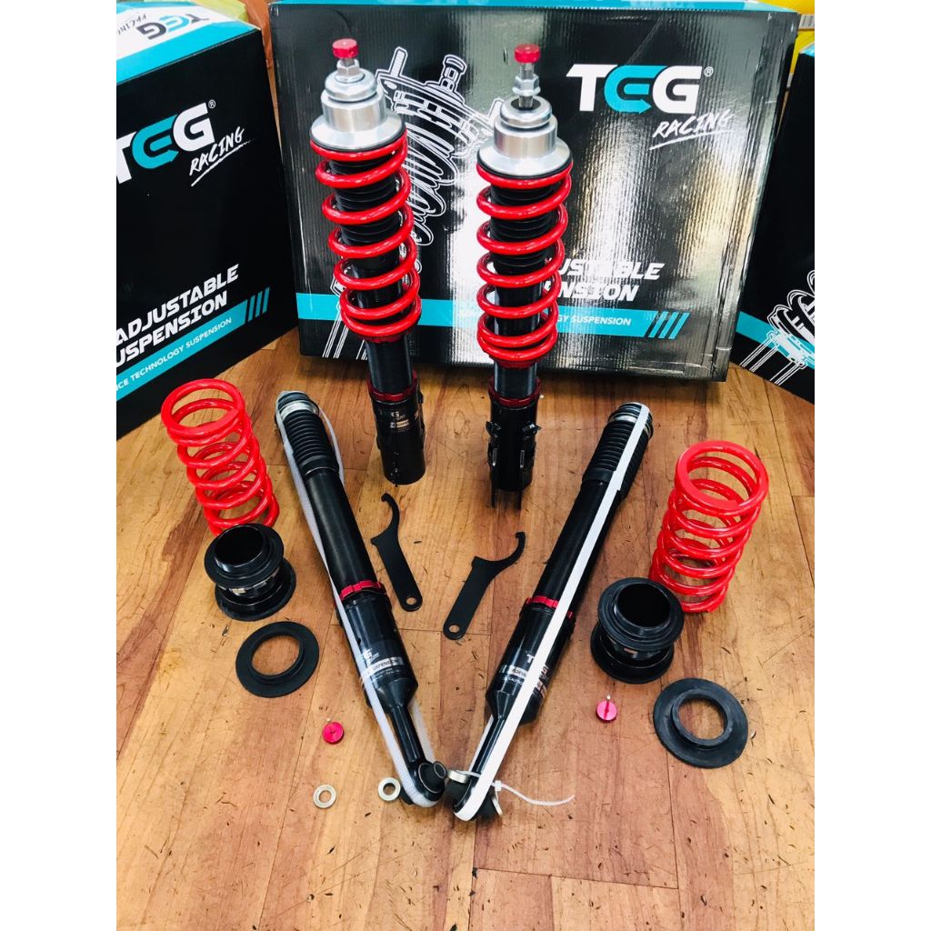 Toyota Vios NCP 150/151 Yaris 13" Adjustable High-Low Soft-Hard Body Shift (MONO TUBE 30 STEP ...