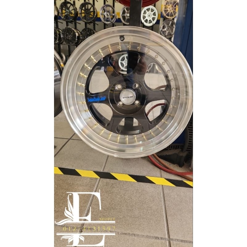 NEW SPORT RIM 17 INCH ROTA WORK 10JJ RM1180 1SET 4PC (KENA BELI 4KALI ...