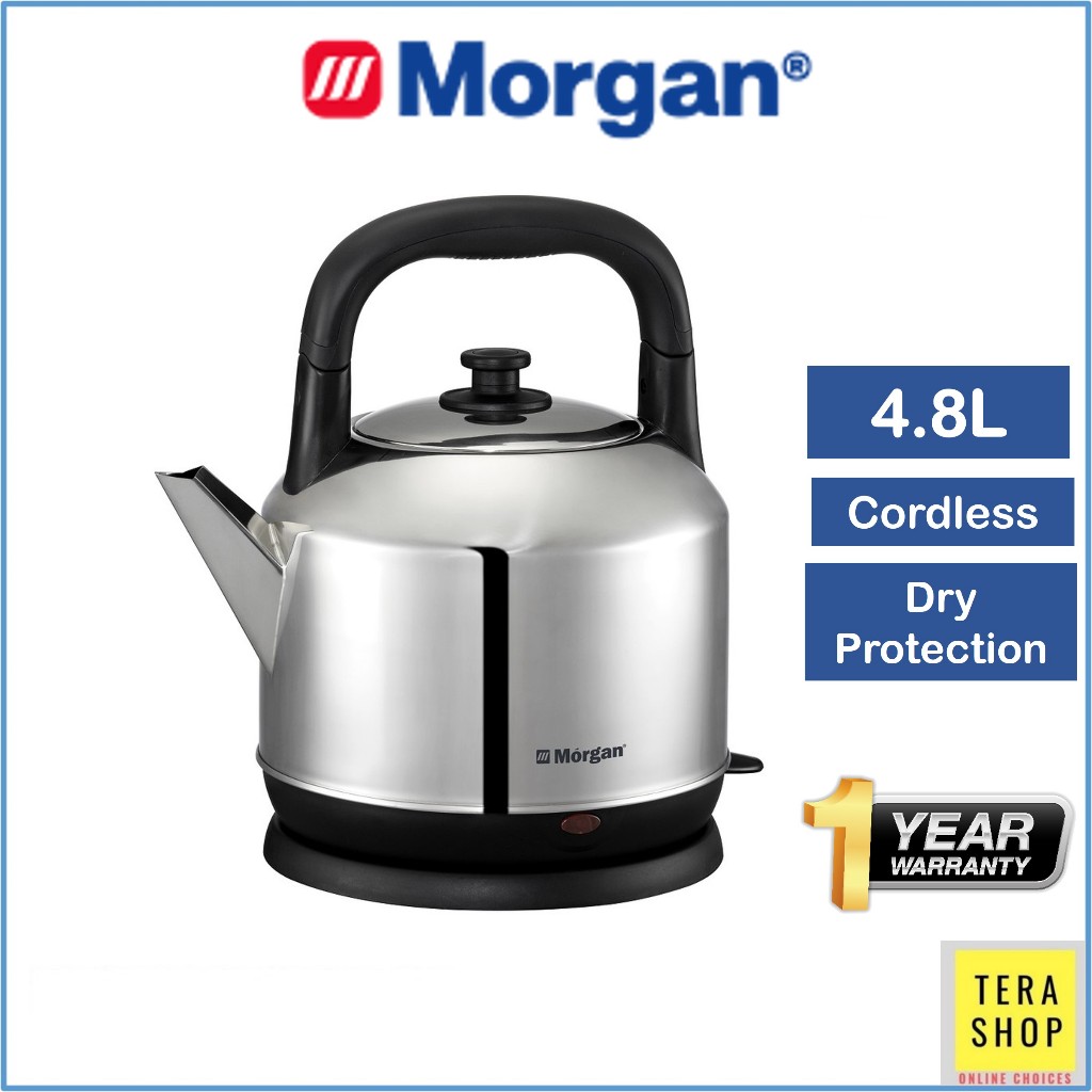 Morgan MEK-4802SSCL Kettle 4.8L SUS304 Stainless Steel Inner Pot ...