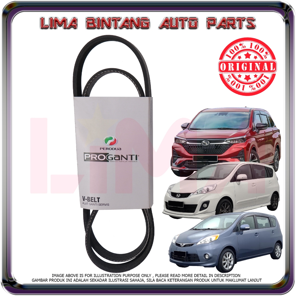 Perodua Alza , Alza 2022 Fan Belt , V Belt *Original* 2009-2024 ...