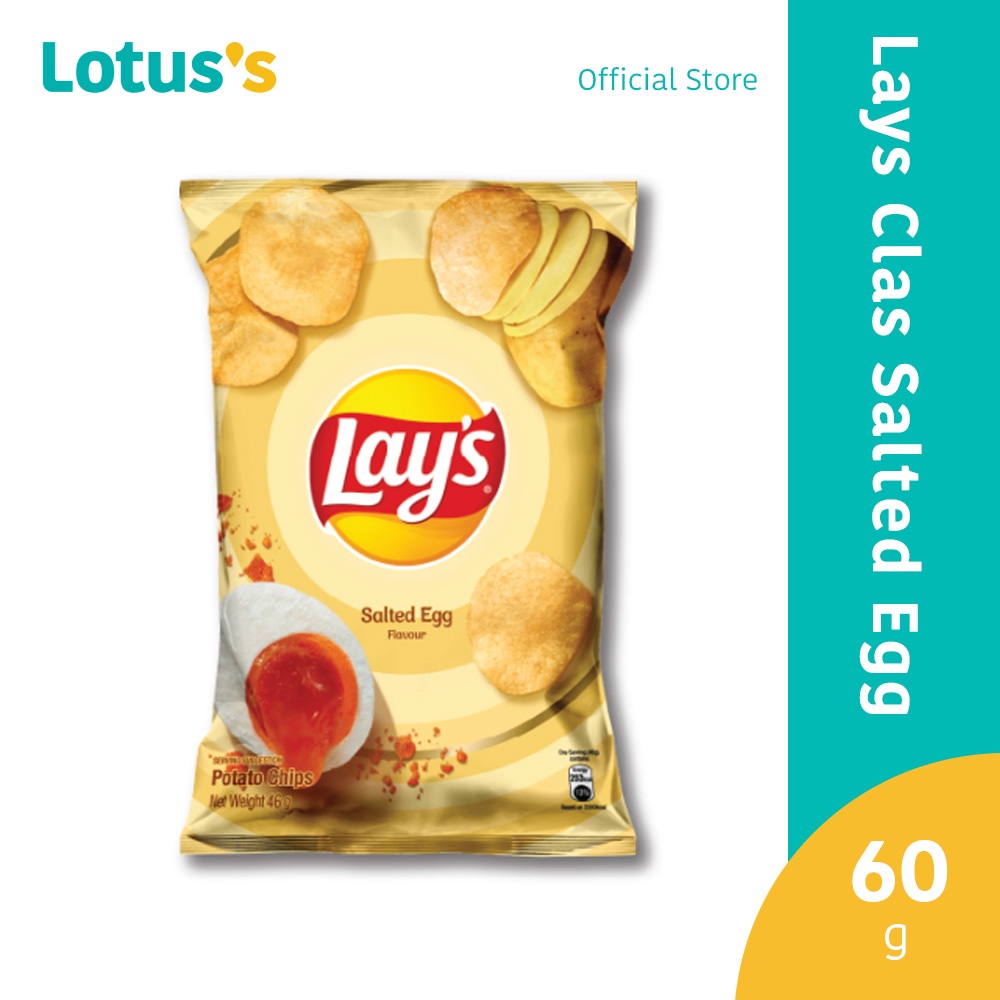Lays Clas Salted Egg 50G | Shopee Malaysia