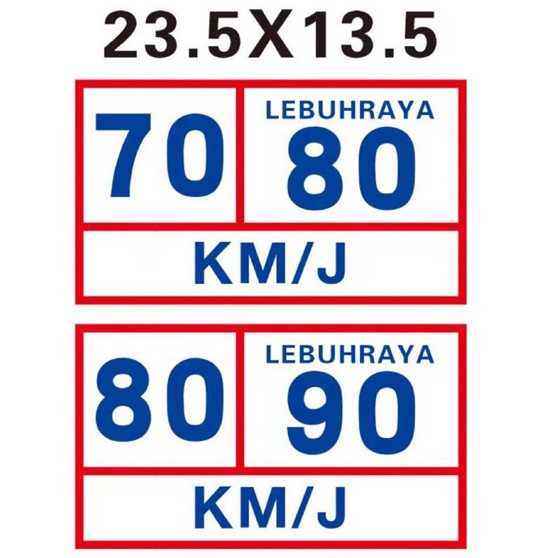 Sticker Puspakom Limit Speed, 70/80, 80/90, Stiker Had Laju | Shopee ...