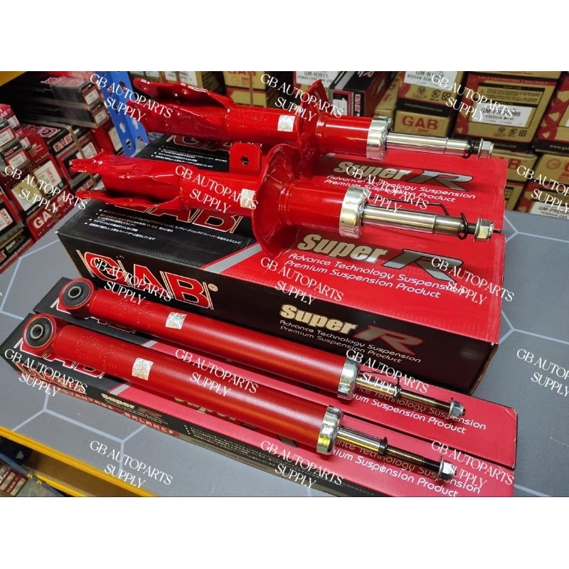 Perodua Axia Bezza Front and Rear Pair Heavy duty Gas Absorber Gab ...