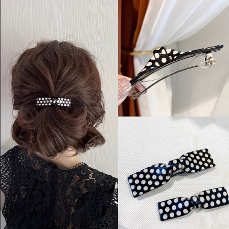 Light and luxurious half-tied spring hairclip(Klip rambut separuh ikat ...