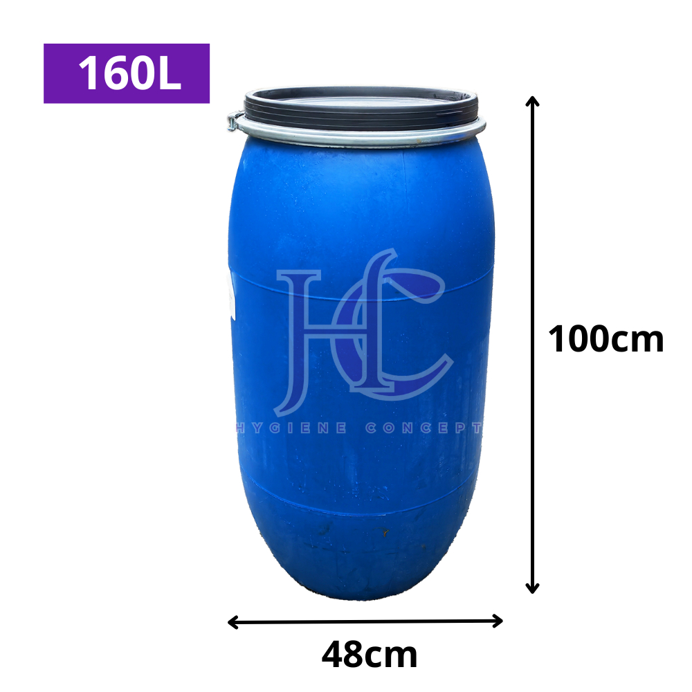 Tong Drum Plastik / Tong Air / Blue Drum Plastic / Bekas Tong Biru ...