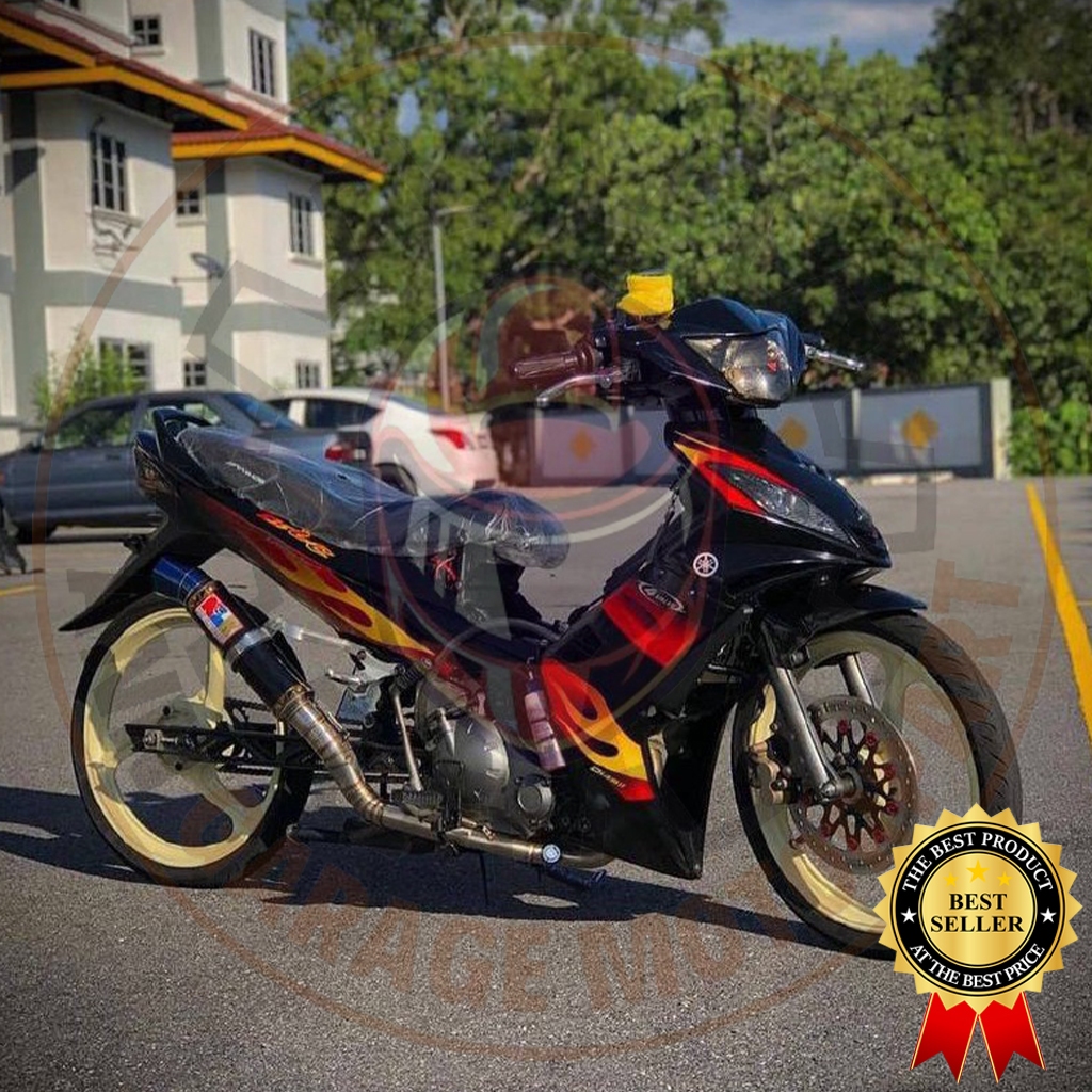 COVERSET ORIGINAL HONG LEONG YAMAHA (HLY) LC LC135 V1 HITAM API - READY ...