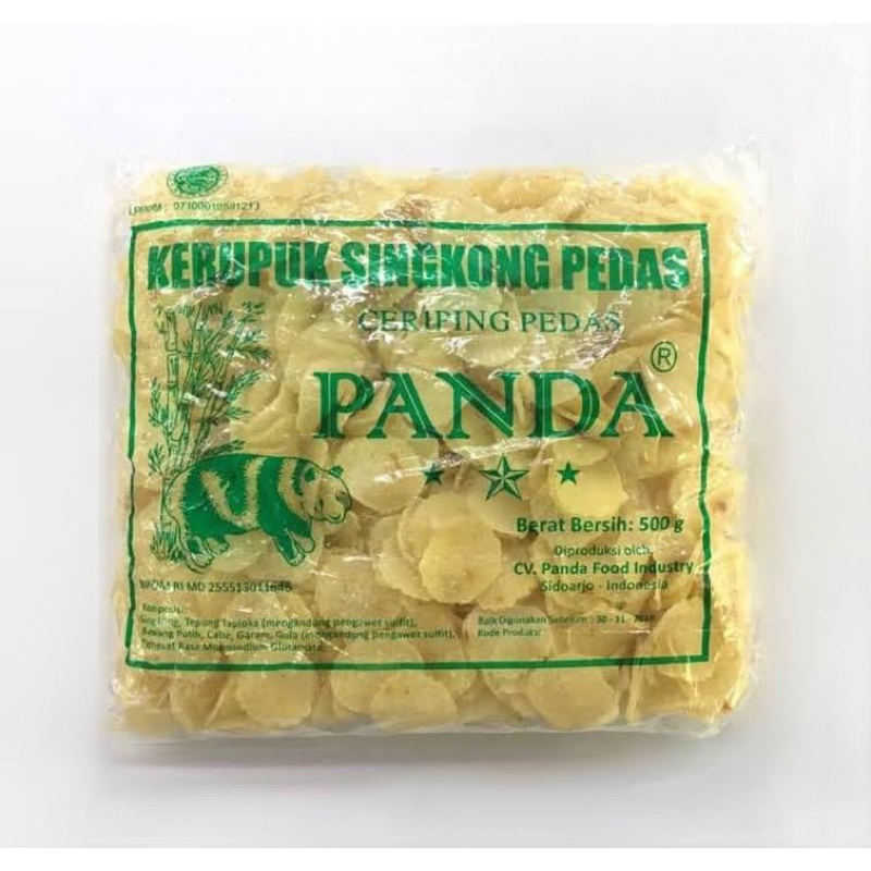 CAP PANDA KERUPUK SINGKONG PEDAS 500G | Shopee Malaysia