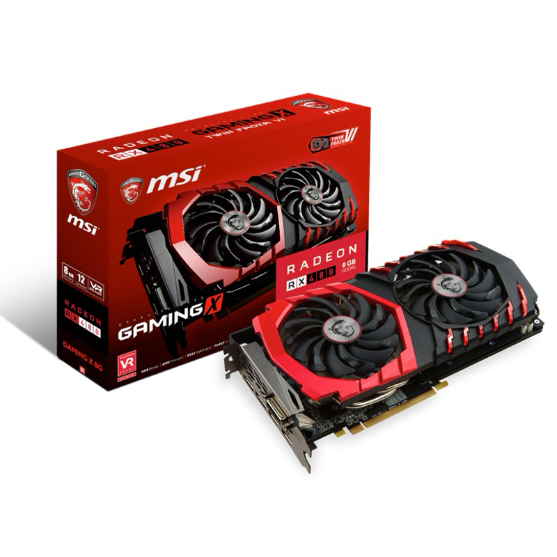 MSI Radeon RX 480 GAMING X 8G | Shopee Malaysia