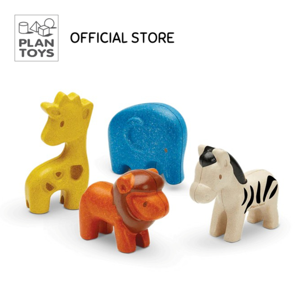 Plantoys Wild Animals Set | Shopee Malaysia