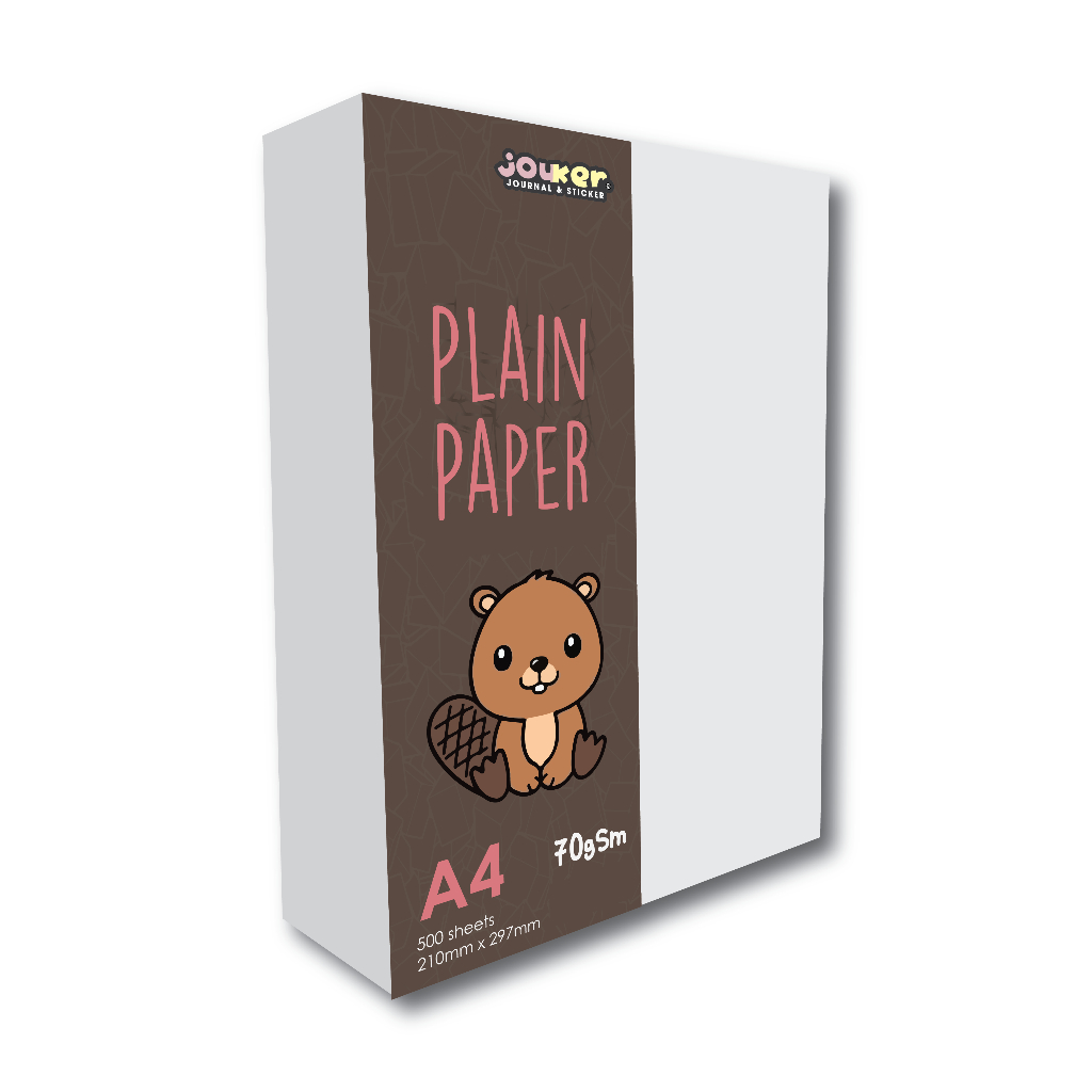 500pcs Jouker PAPER A4 / KERTAS A4 / MULTIPURPOSE PAPER A4 70gsm 80gsm ...