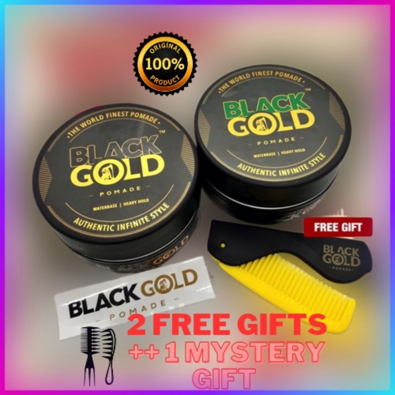 BLACK GOLD POMADE (3 FREE GIFTS) | Shopee Malaysia