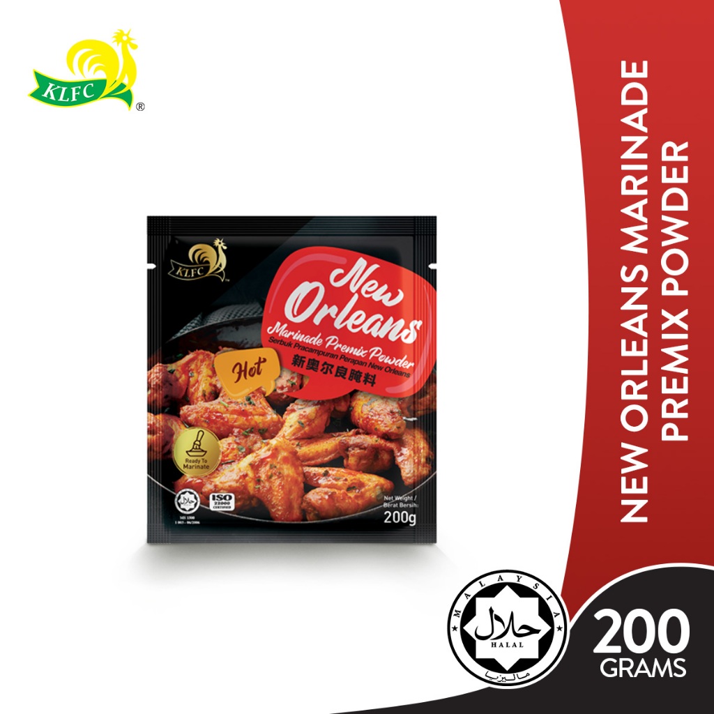 KLFC New Orleans Marinade Premix Powder 200g | Shopee Malaysia
