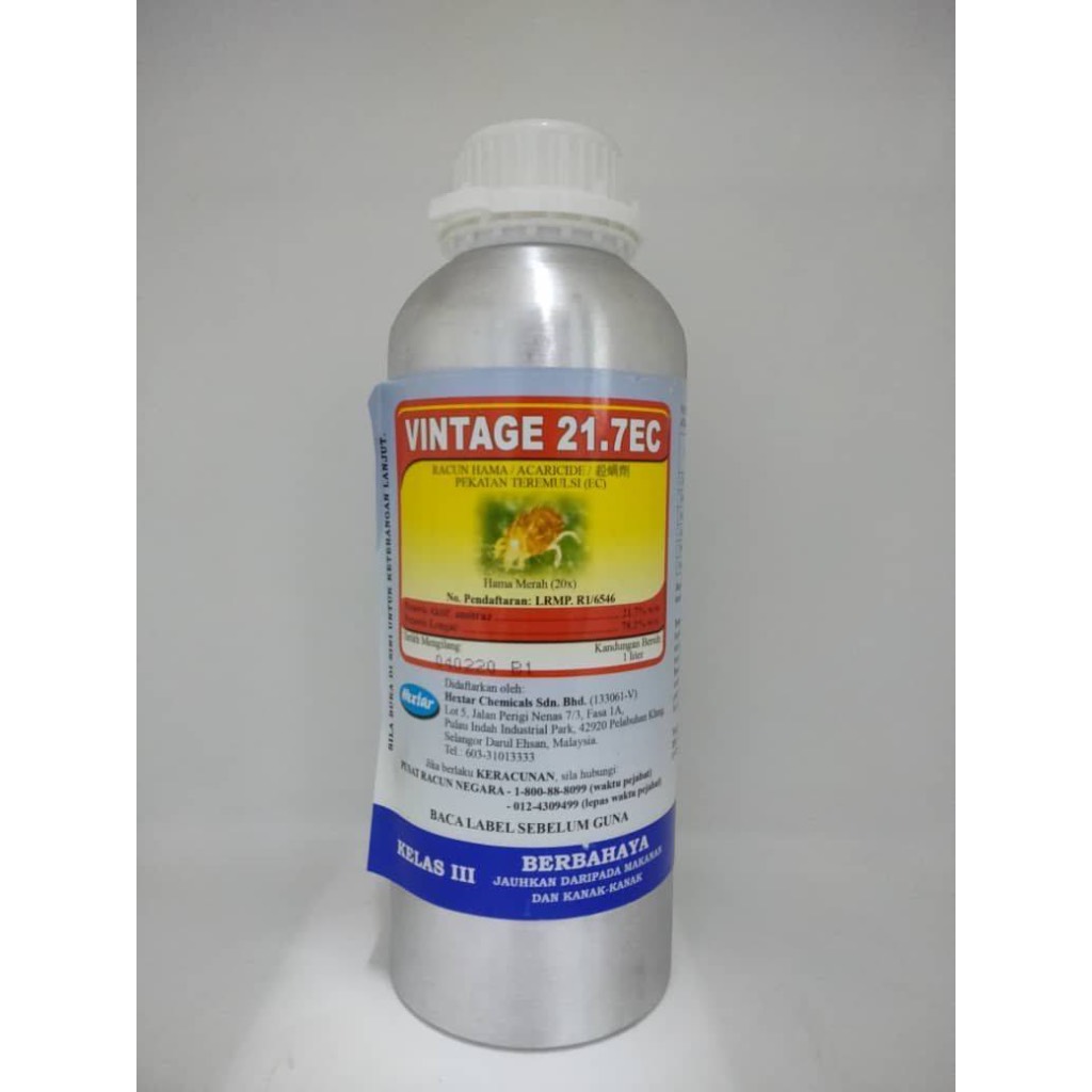 1L Hextar VINTAGE 21.7EC (Racun Hama Merah) | Shopee Malaysia